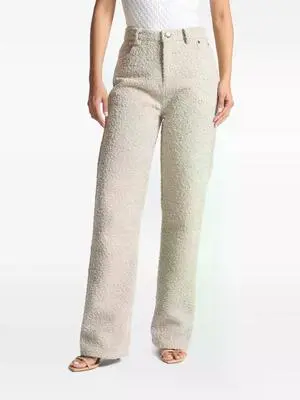 Manière De Voir Textured Straight Leg Jeans