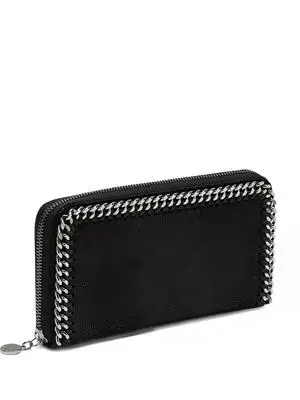 Stella McCartney Chain-detailing Zip-fastening Wallet - Black