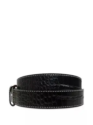 DUKE + DEXTER Ellis Croc-effect Belt