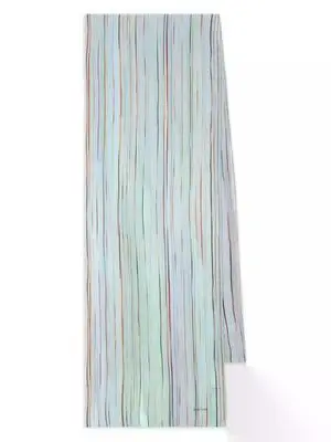 Paul Smith Striped Scarf - Blue