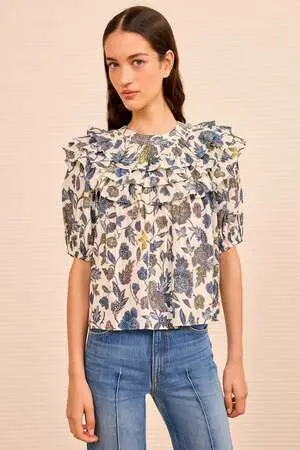 Ulla Johnson Graphic Tops