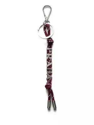 Prada Speedrock Cord Keyring - Red
