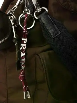 Prada Speedrock Cord Keyring - Red