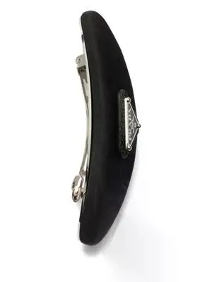 Prada Triangle Logo Barrette