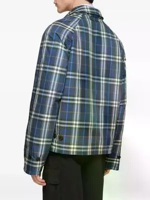 Burberry Reversible Zip-up Jacket - Blue