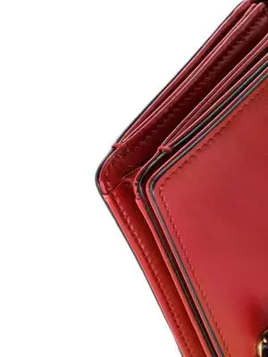 Dior Bee Leather Clutch Bag - Red