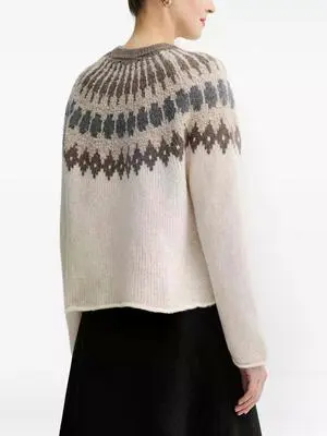 Marc O'polo Patterned Round-neck Sweater