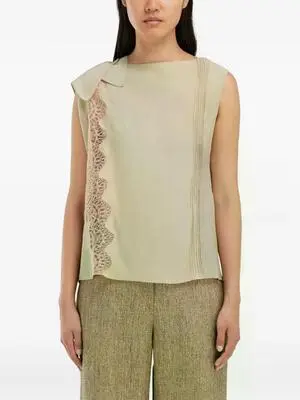 FERRAGAMO Lace-inserts Top