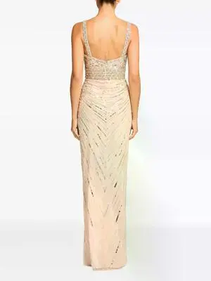 Jenny Packham Sequin-embellished Elixir Dress - Neutrals