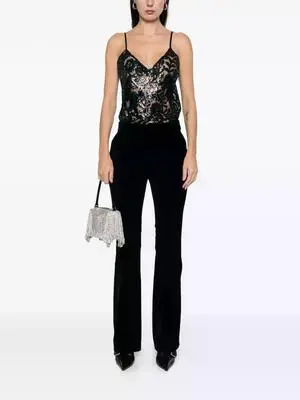 GOLDEN GOOSE Cotton Velvet Flared Trousers