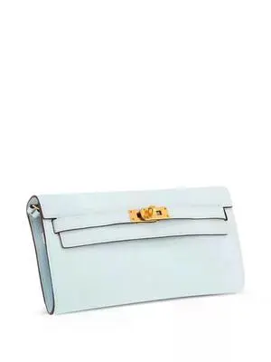 Hermès Kelly To Go Epsom-leather Clutch Bag - Blue