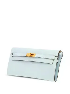 Hermès Kelly To Go Epsom-leather Clutch Bag - Blue