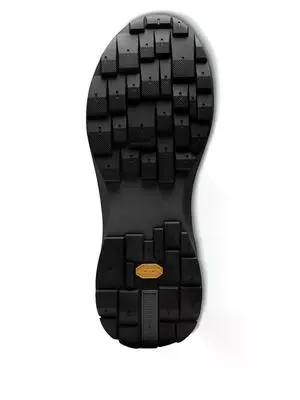 REFERENC Round Toe Logo Derby Shoes