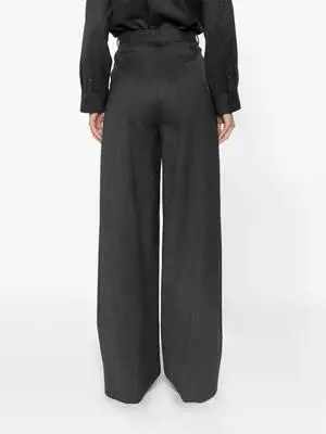 MEDEEA Pleated-front Tailored Trousers