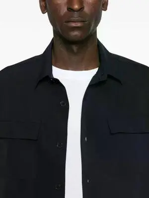 Karl Lagerfeld Patch-pocket Long-sleeve Shirt