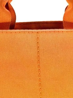 Prada Canapa Convertible Canvas Mini Tote Bag - Orange