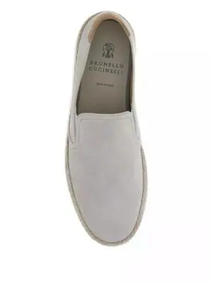 Brunello Cucinelli Suede Espadrilles - Neutrals