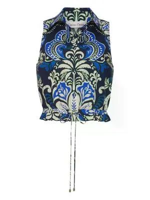 Cara Cara Hannah Collared Button-down Top