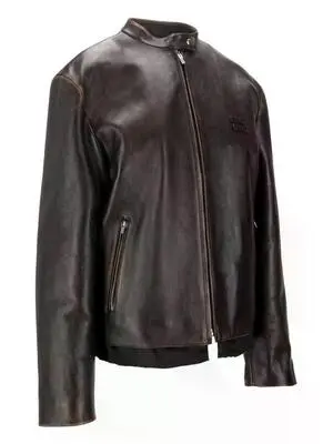 Miu Miu Nappa Leather Jacket