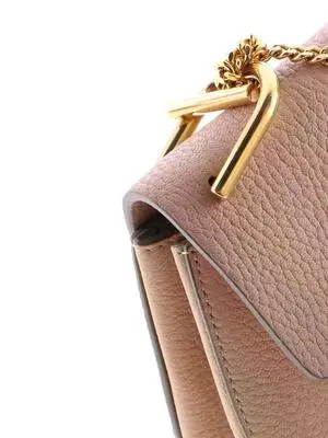 Chloé Drew Leather Mini Crossbody Bag - Neutrals