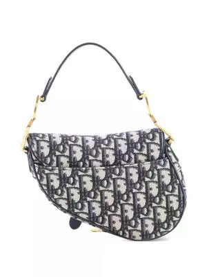 Dior Saddle Handbag Oblique Canvas Mini Shoulder Bag - Blue