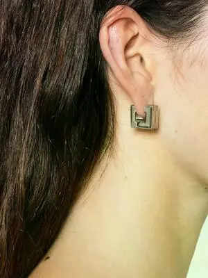 Khaite Small Empire Post-back Earrings