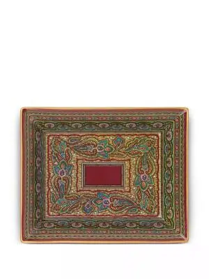 Etro Paisley Porcelain Tray - Red