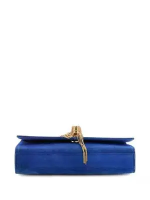 Saint Laurent Classic Monogram Tassel Suede Crossbody Bag