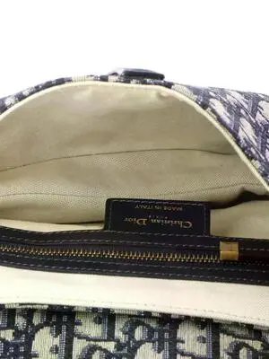 Dior Saddle Handbag Oblique Canvas - Blue