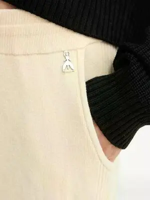 Patrizia Pepe Elasticated-waistband Logo Trousers
