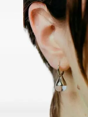 OTIUMBERG Stilla Quartz Hoop Earrings - Silver