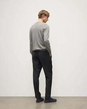 Johnstons Of Elgin Cashmere Crew Neck Jumper - Grey
