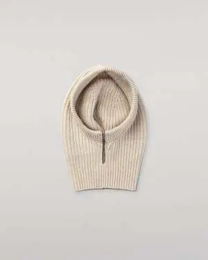 Johnstons Of Elgin Nevis Cashmere Hood - Natural