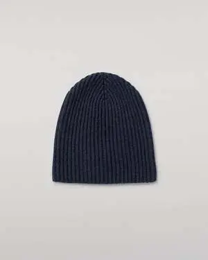Johnstons Of Elgin Lovat Cashmere Beanie - Navy