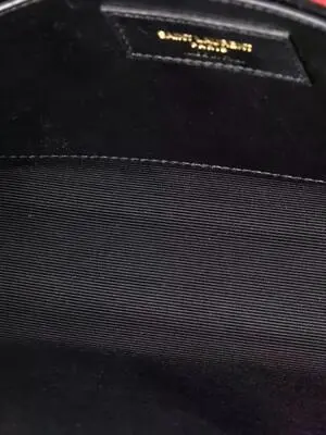 Saint Laurent Monogram Grainy Leather Crossbody Bag