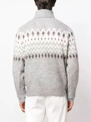 Brunello Cucinelli Patterned Intarsia-knit Jumper
