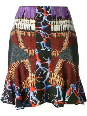 PETER PILOTTO Ceremony Print Pleated Skirt