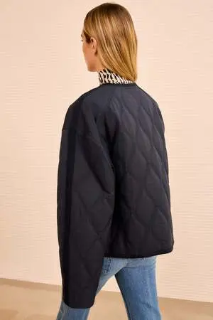 Ulla Johnson Malone Quilted Jacket - Midnight