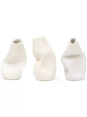 Completedworks Sculpted Vases Set Of 3 - Neutrals
