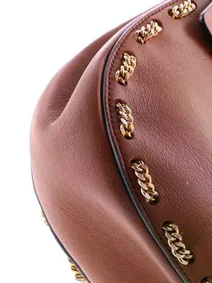 Chloé Drew Chain Embellished Leather Crossbody Bag