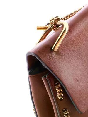 Chloé Drew Chain Embellished Leather Crossbody Bag