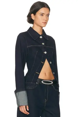 HAELO Trucker Jacket With Cinch Back