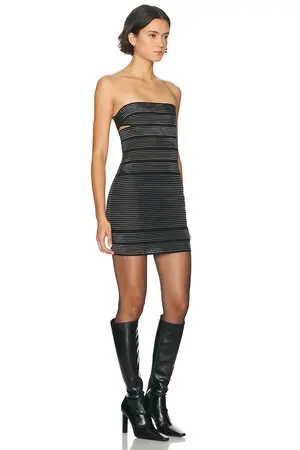 HAELO Elastic Brace Mini Dress