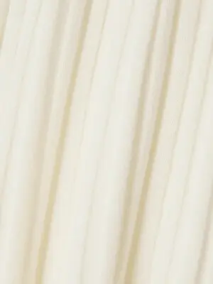Arch4 Sabrina Pleated Organic Cashmere Midi Skirt