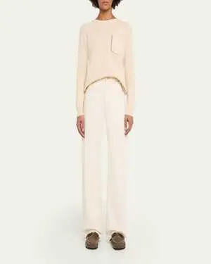 Brunello Cucinelli Suede Shearling-lined Mules - Brown
