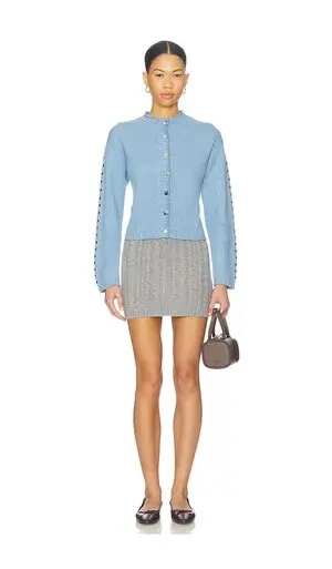 NEVER FULLY DRESSED Studded Cardigan