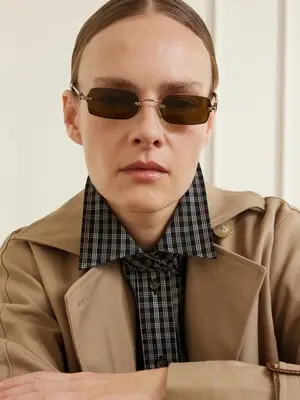 Miu Miu Square-frame Sunglasses - Silver
