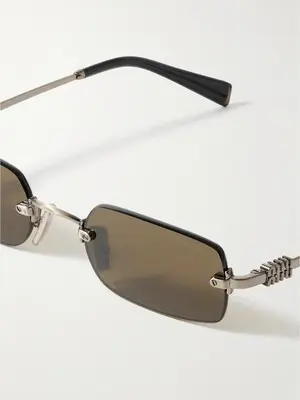 Miu Miu Square-frame Sunglasses - Silver