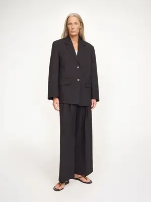 BY MALENE BIRGER Liva Single-breasted Blazer - Black