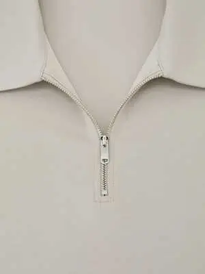 REISS Premium Interlock Half-zip Polo Shirt